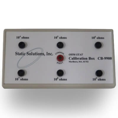 Static Solutions CB-9900 Ohm-Stat™ Calibration Box for Ohm-Stat™ RT-1000 Static Control ...